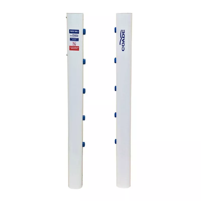 POSTES TENIS DE ALUMINIO FIJOS Y DESMONTABLES – Grayfer Parques infantiles